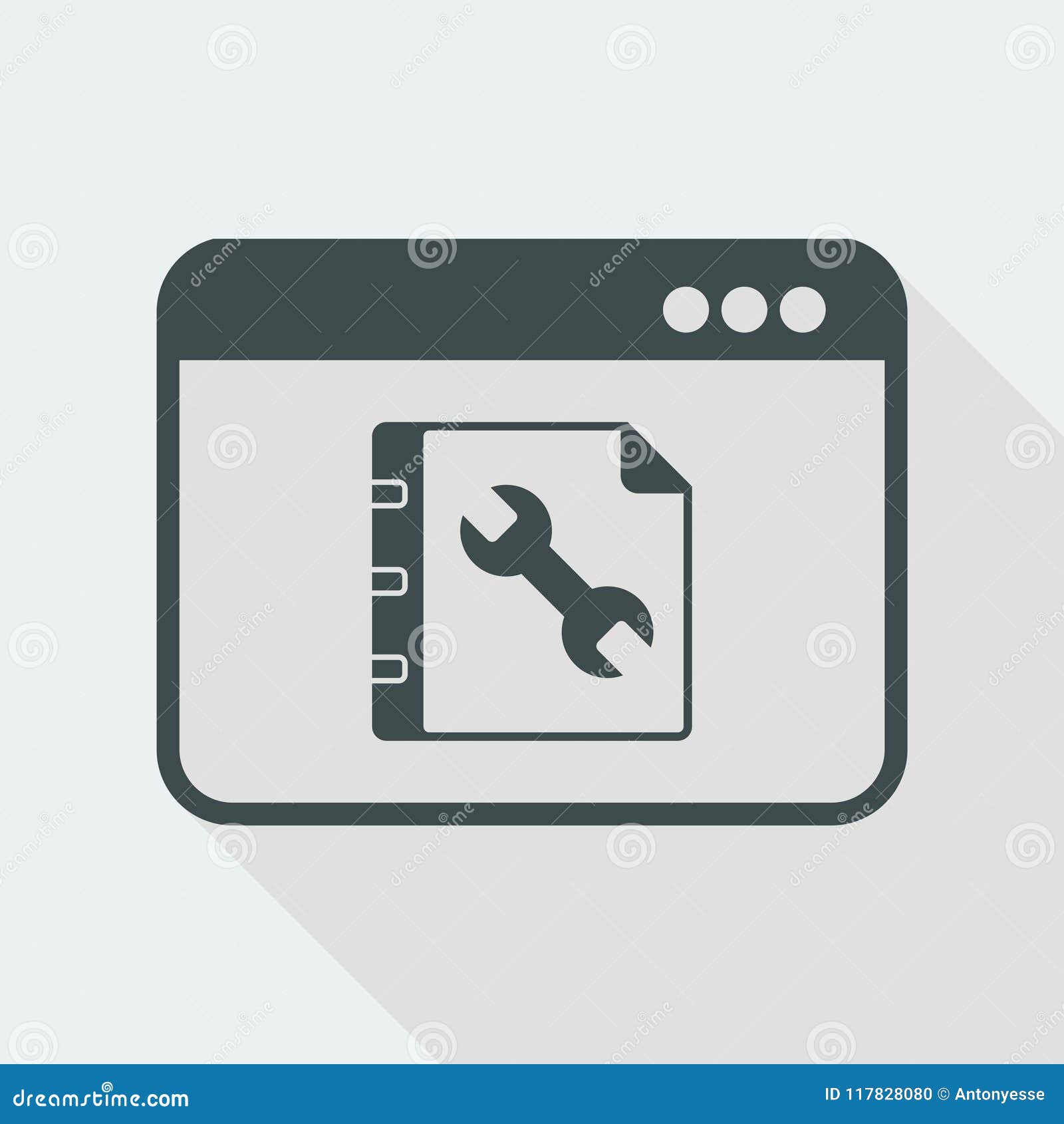 Assistance Guide Online - Vector Flat Icon Stock Vector - Illustration ...