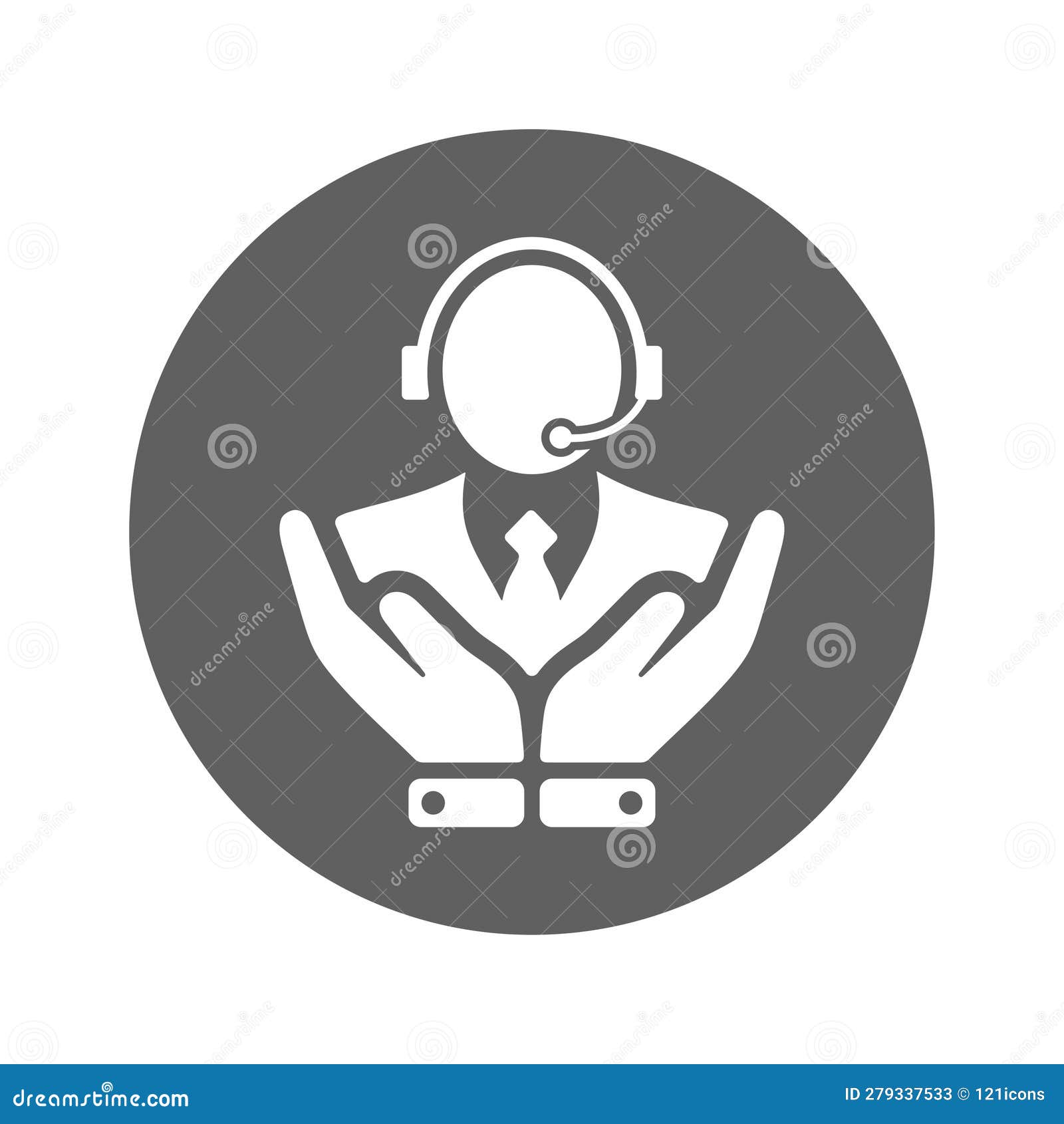 Assistance, Help, Support Icon Stock Illustration - Illustration of ...