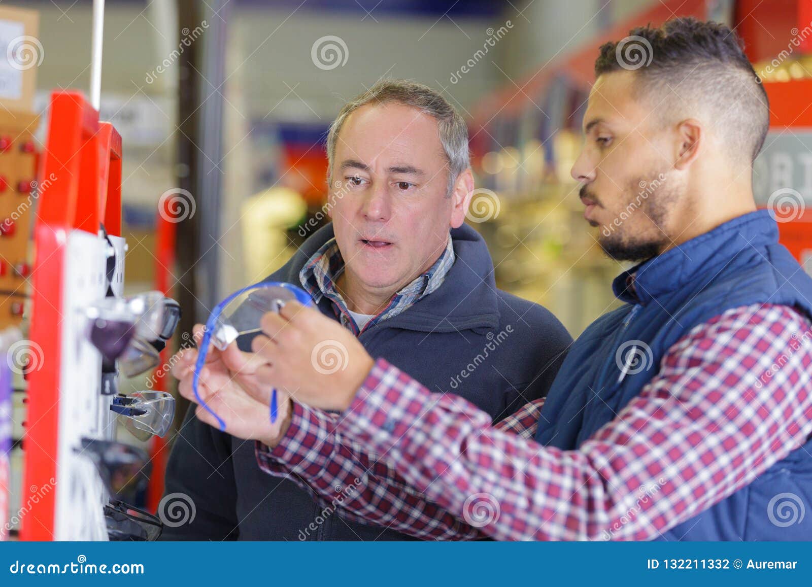 Assistant with Customer in Diy Hardware Store Stock Photo - Image of ...