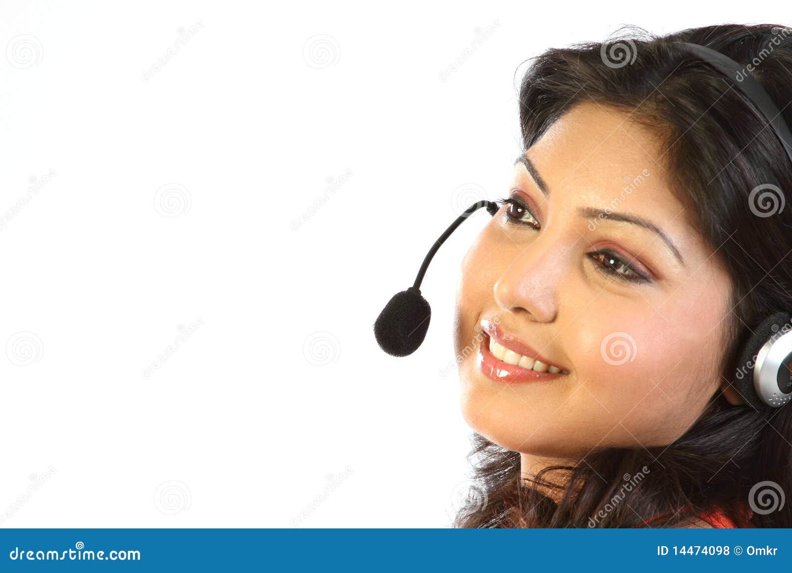 Assistant Girl on Call Center Stock Photo - Image of communication ...