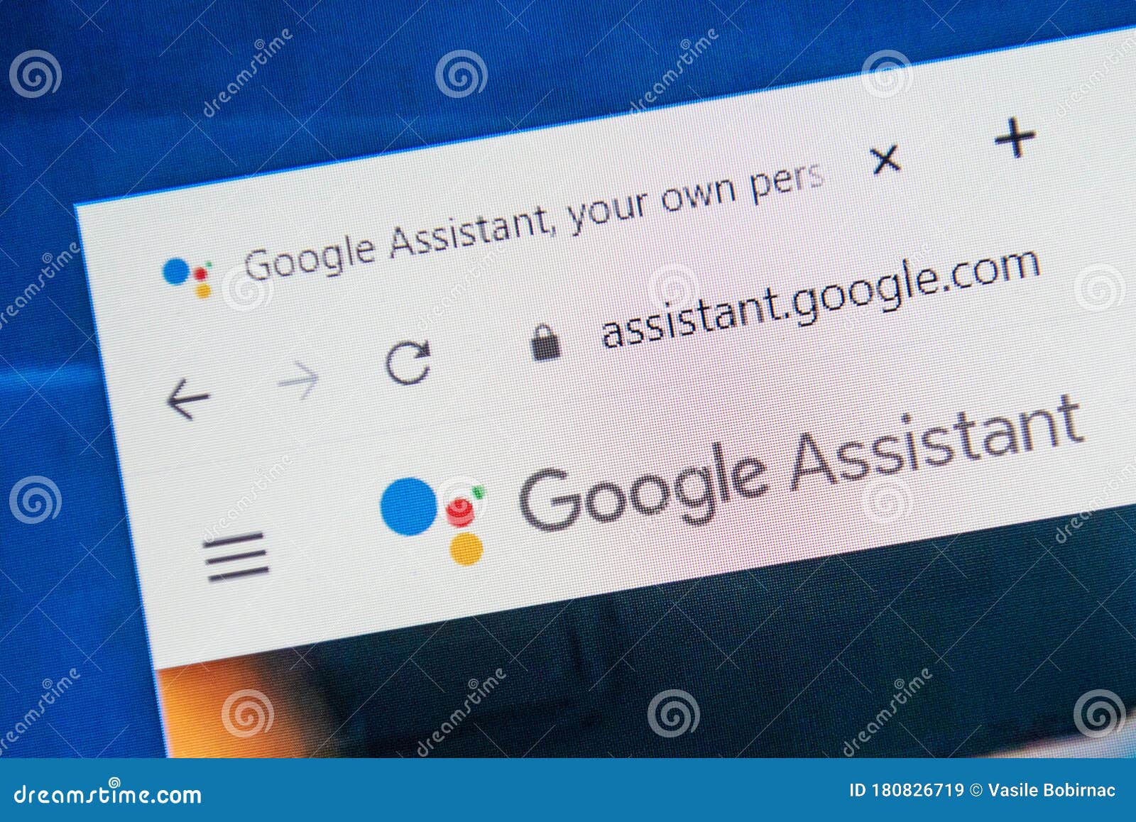 Assistant.google.com Web Site. Selective Focus. Editorial Stock Image ...
