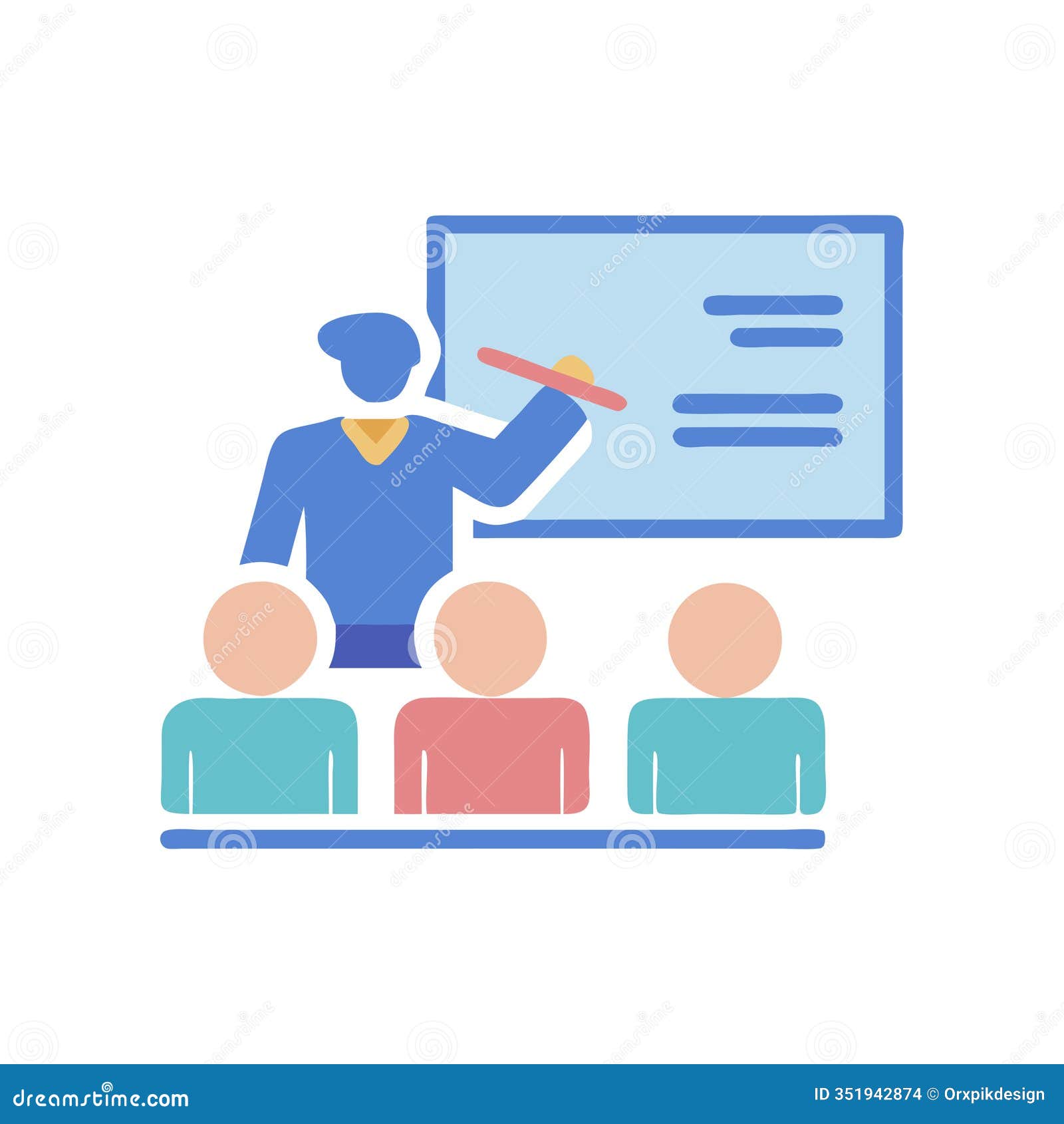 Assistant Icon for Teaching Roles Stock Vector - Illustration of ...