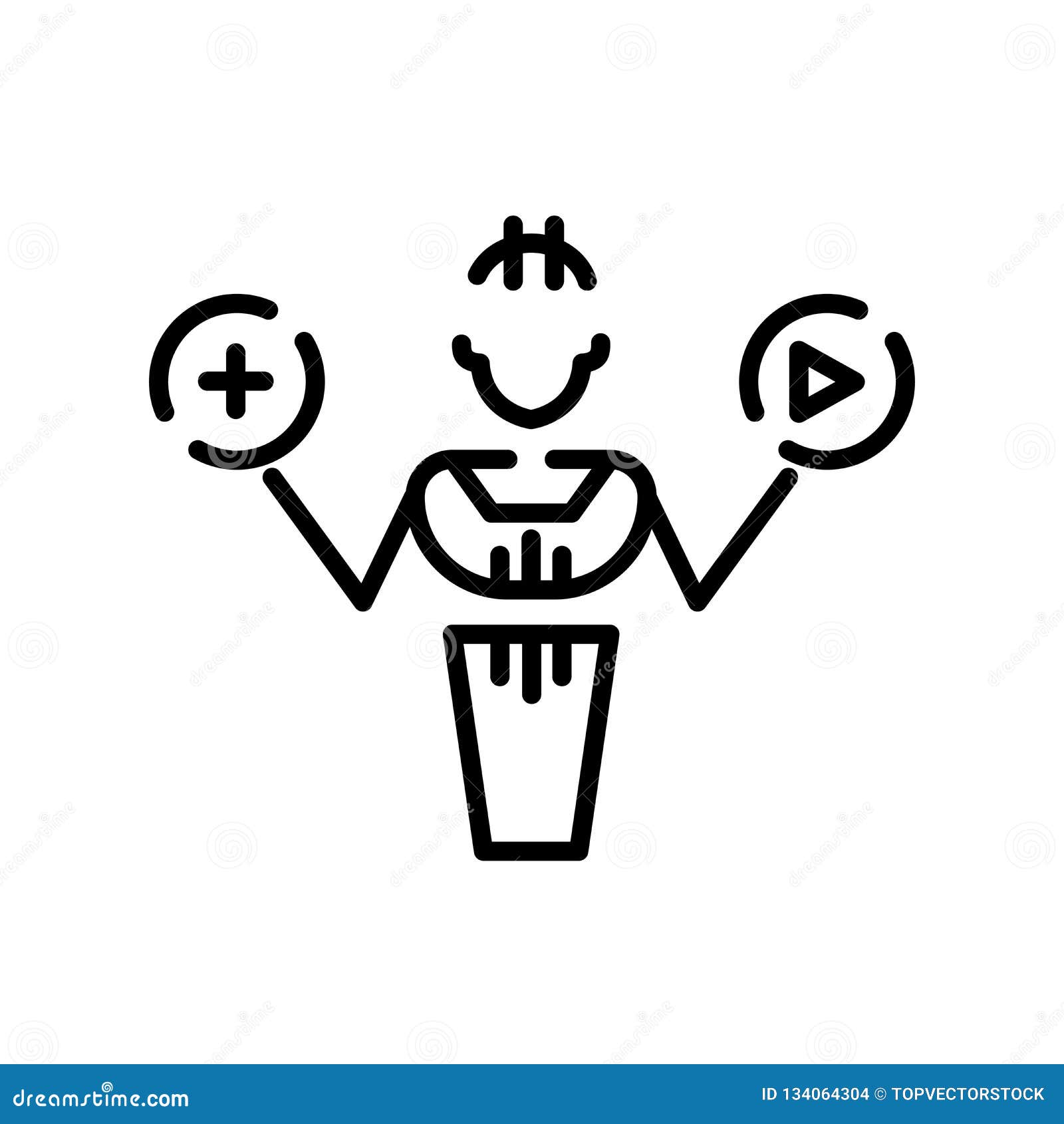 Assistant Icon Vector Isolated on White Background, Assistant Sign ...