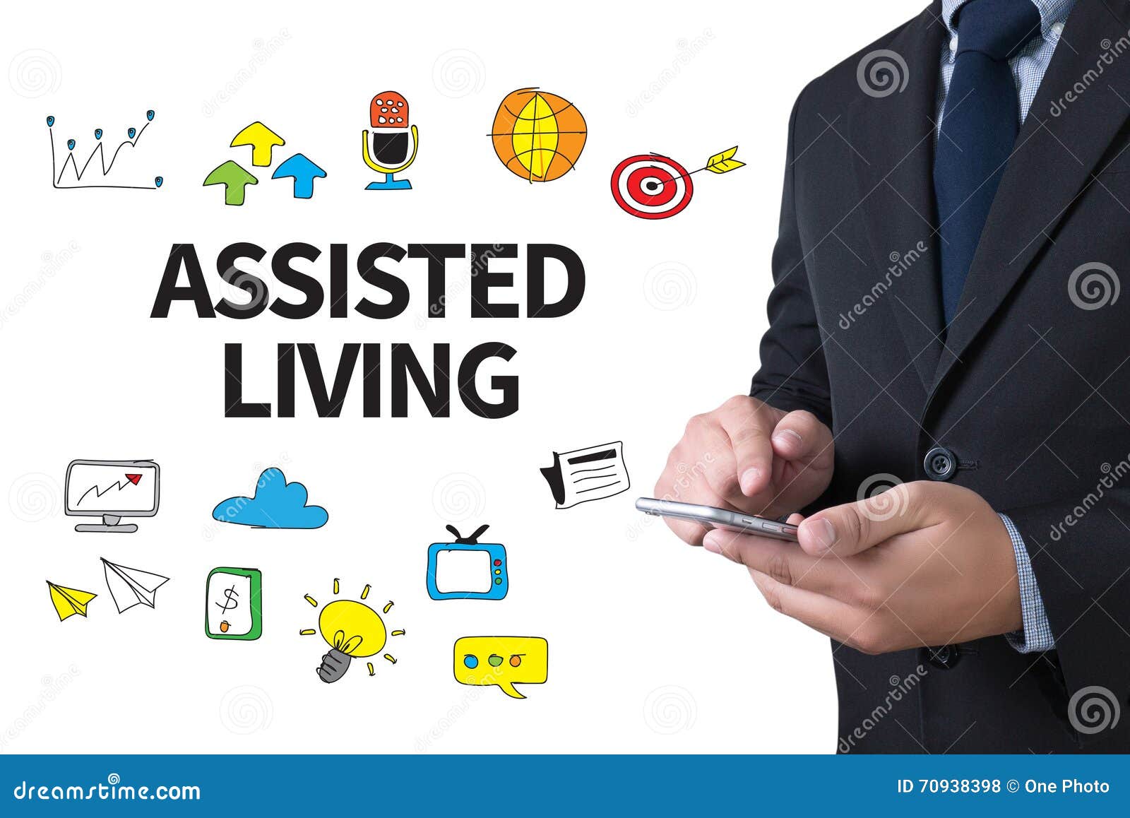 ASSISTED LIVING stock photo. Image of donation, cloud - 70938398