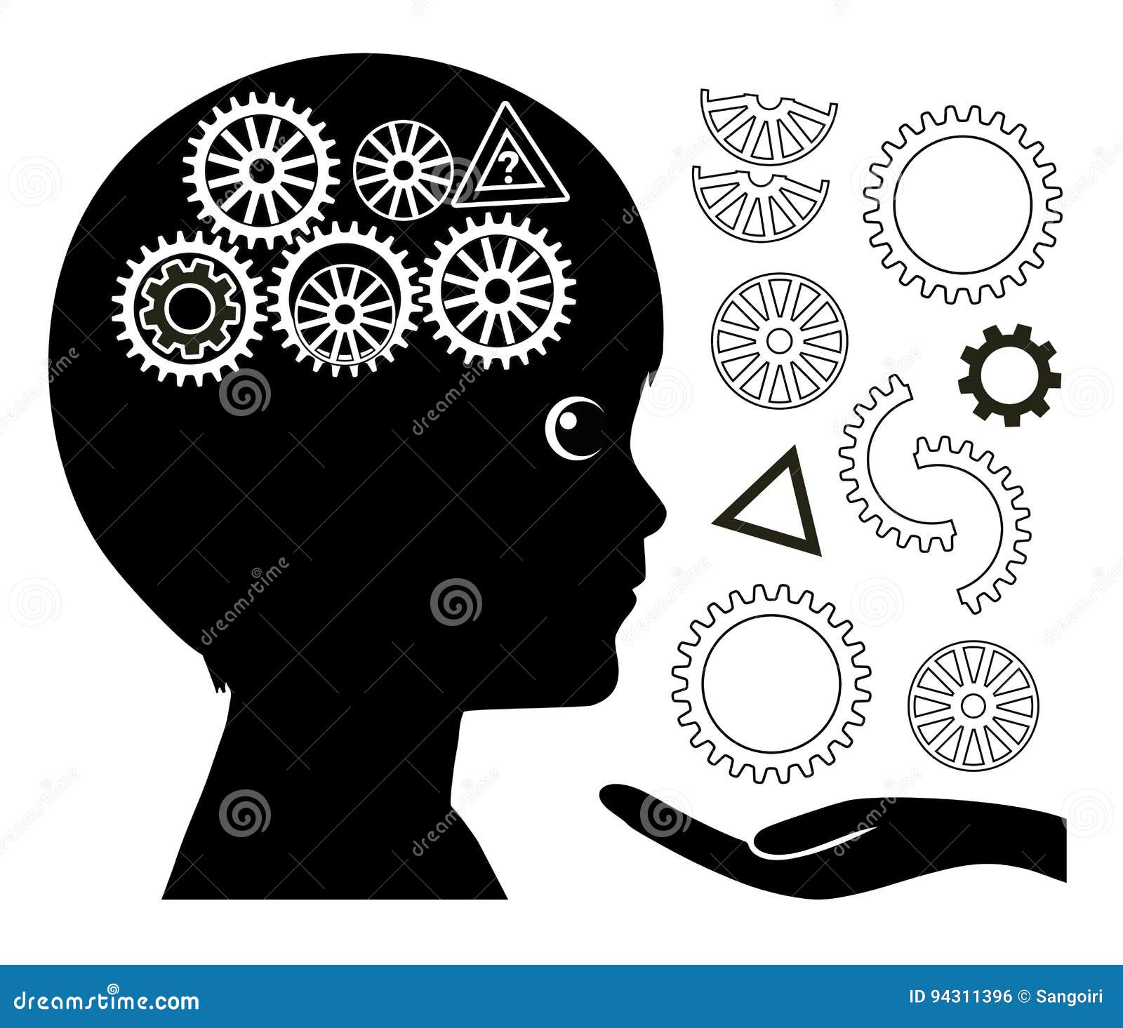 Assisted Teaching and Learning Stock Illustration - Illustration of ...