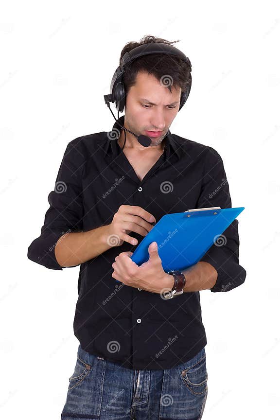 Assistent Director Checking Form Stock Image - Image of asistent ...