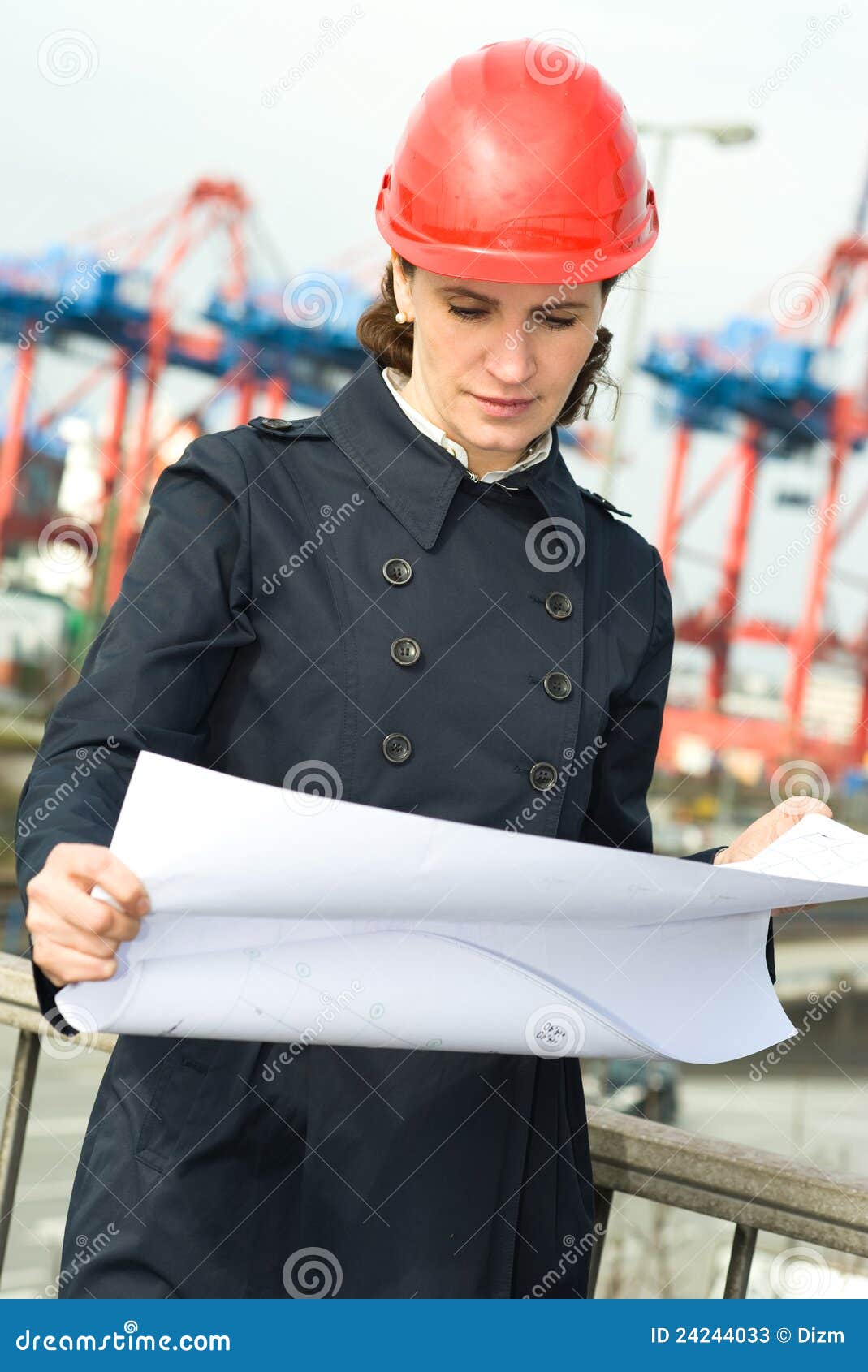 Assistente Tecnico Femminile Immagine Stock - Immagine di copia ...
