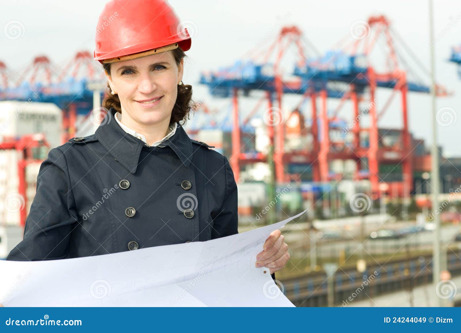Assistente Tecnico Femminile Immagine Stock - Immagine di caucasico ...