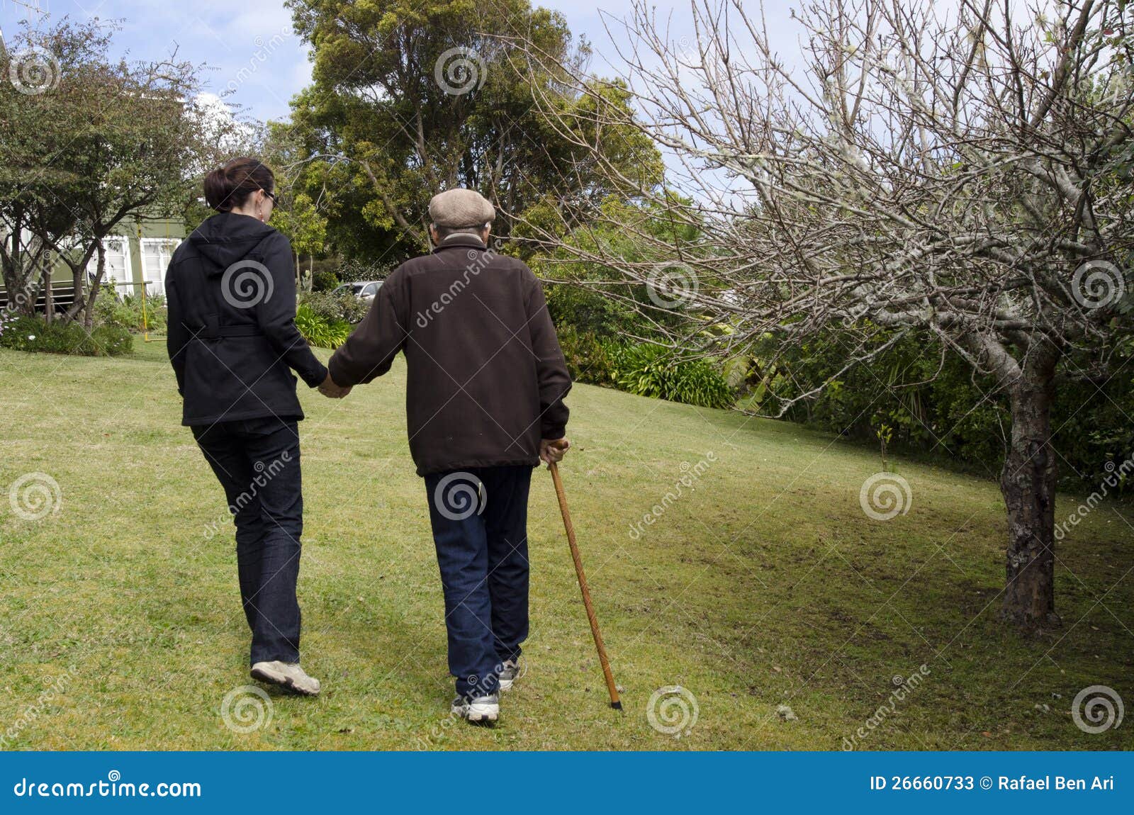 Assisting and Helping Elderly People Stock Image - Image of alzheimers ...
