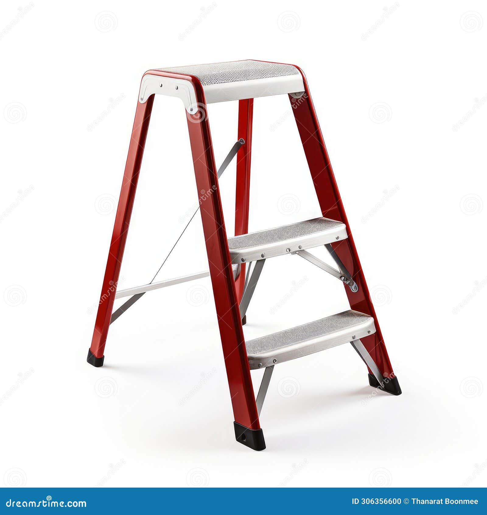 Assistive Step Stool Ladder Isolated on White Background for Easy ...