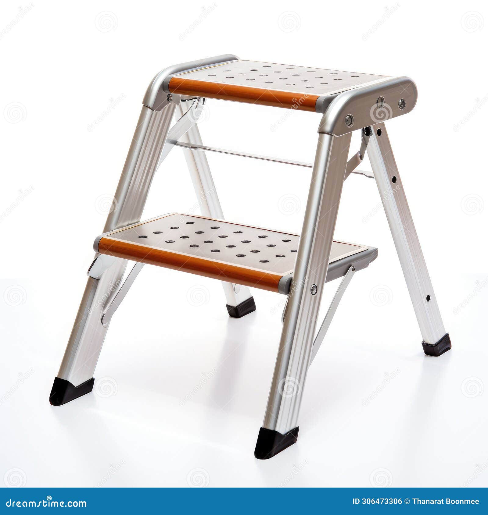 Assistive Step Stool Ladder Isolated on White Background for Easy ...