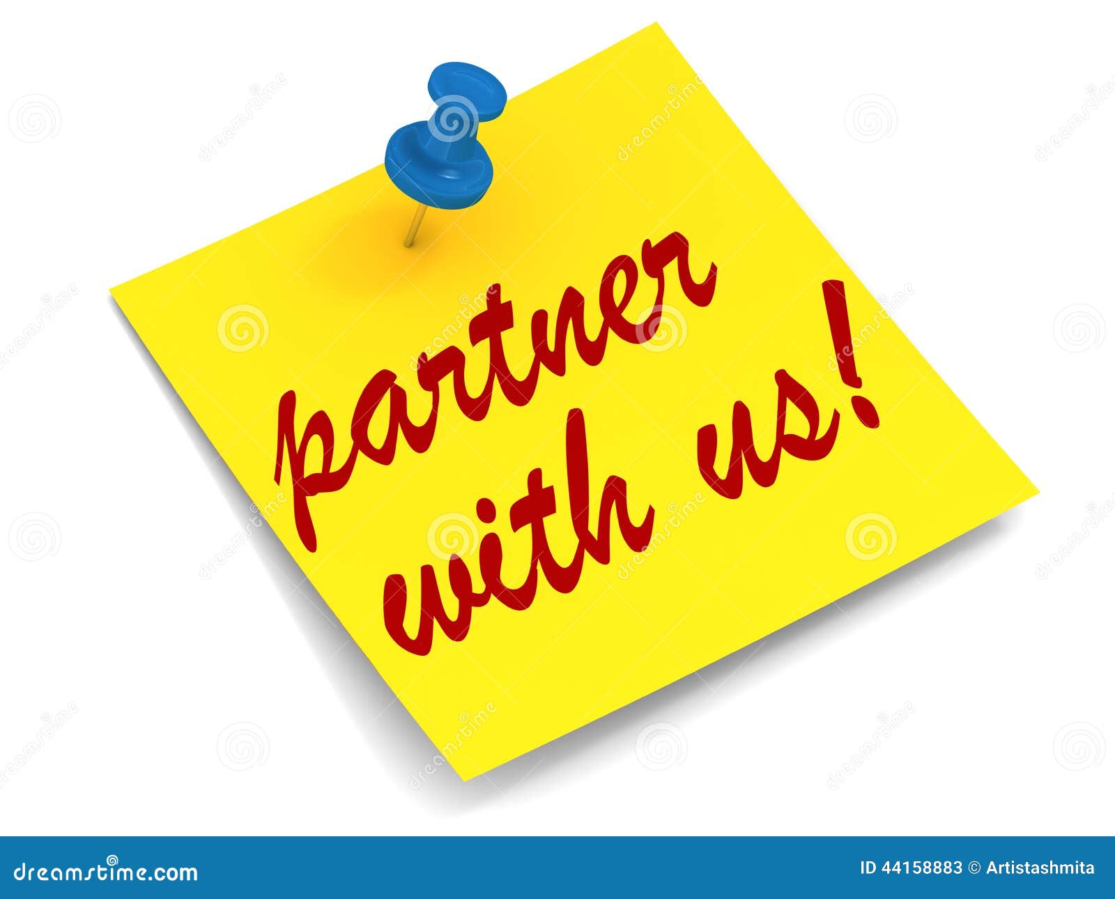 Associé avec nous illustration stock. Illustration du équipe - 44158883