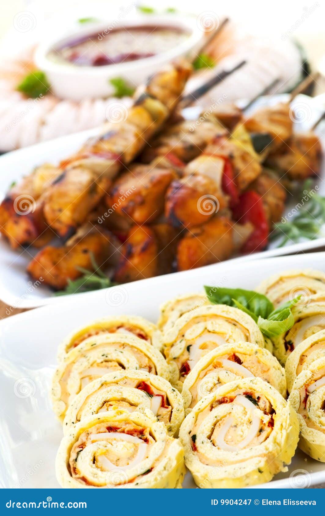 Assorted appetizers stock image. Image of dinner, assortments - 9904247
