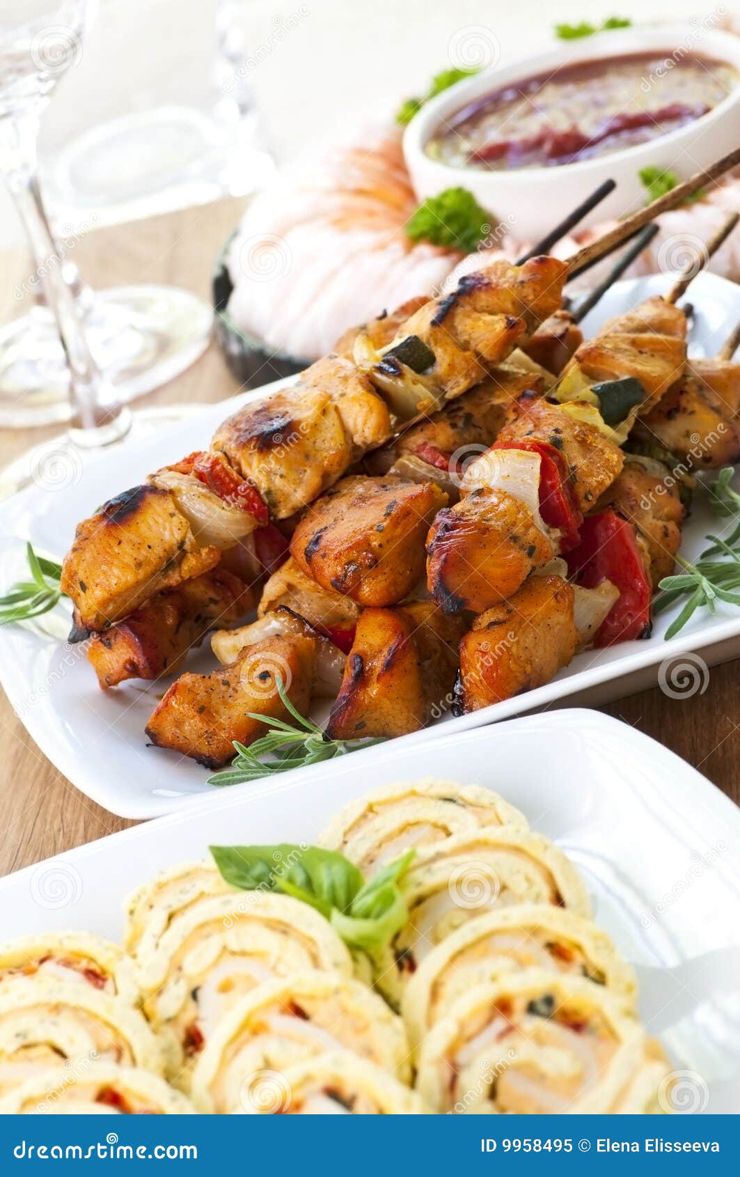 Assorted appetizers stock image. Image of dinner, oeuvre - 9958495