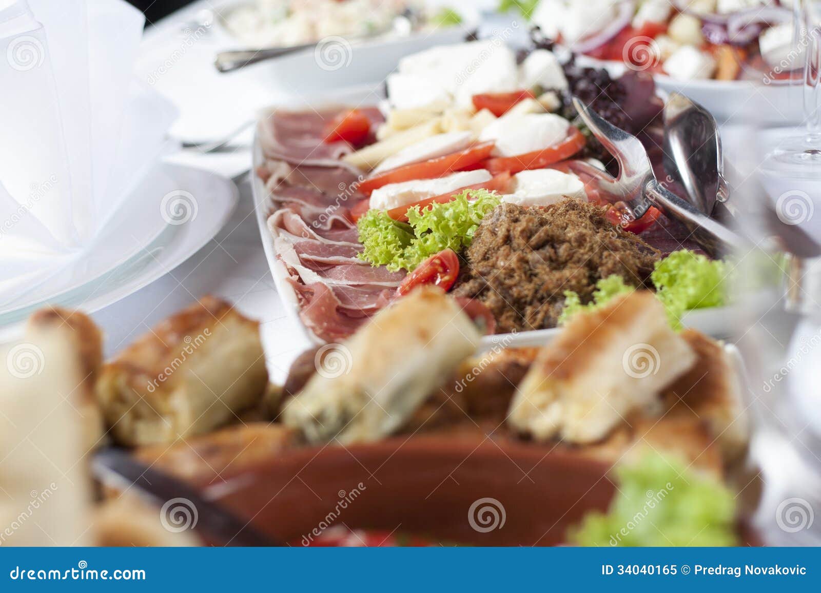 Assorted appetizers stock image. Image of gourmet, prepared - 34040165