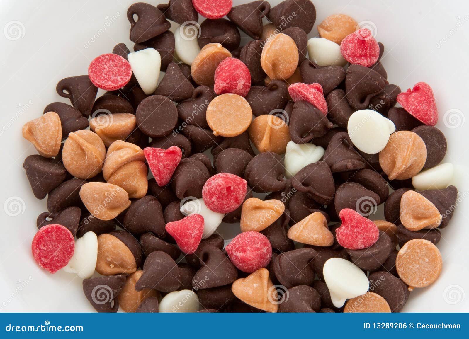 Assorted Baking Chips stock photo. Image of teamwork - 13289206