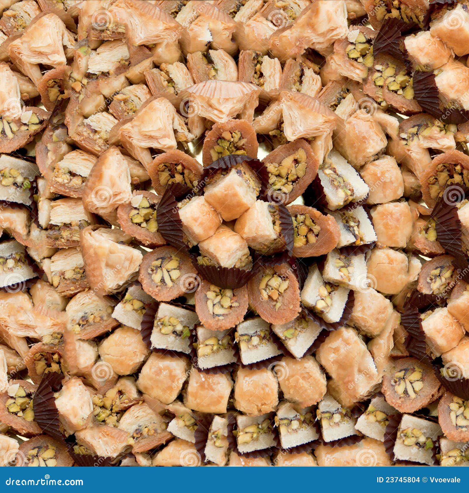 Assorted baklava stock photo. Image of ottoman, jordanian - 23745804