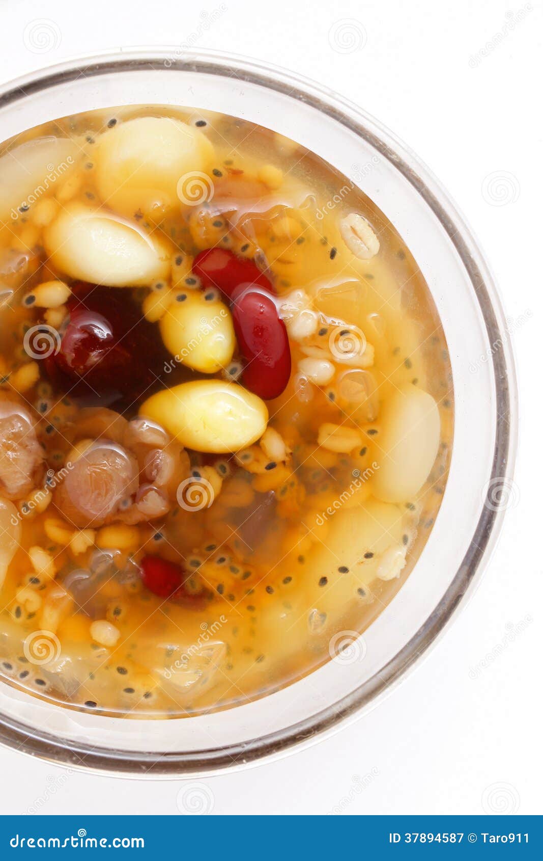 Assorted Beans in Longan Syrup Stock Image - Image of cold, sweet: 37894587