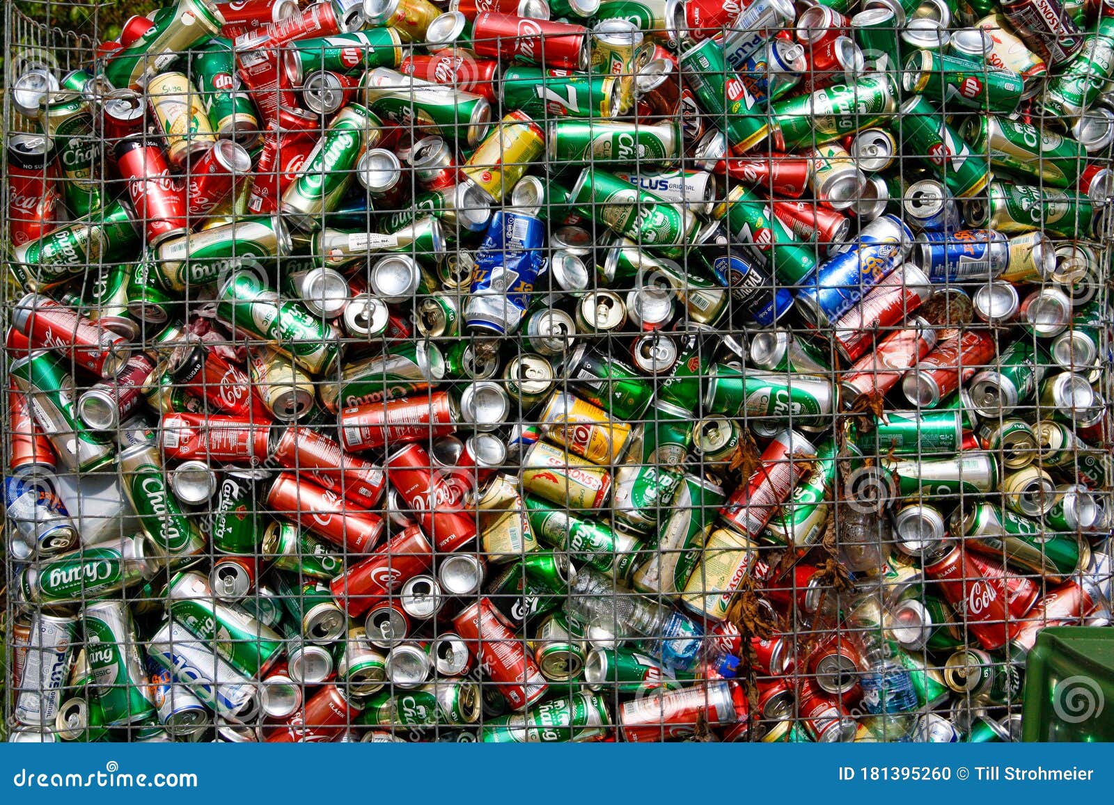 Assorted Beverages Cans on the Trash, Malaysia Editorial Image - Image ...