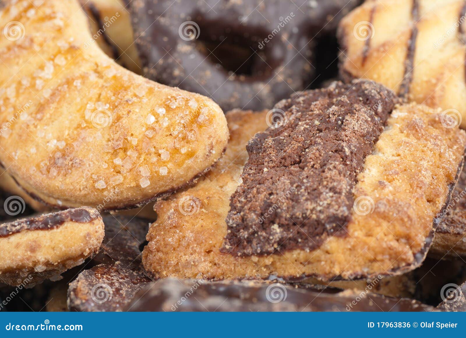 Assorted biscuits stock photo. Image of round, macro - 17963836