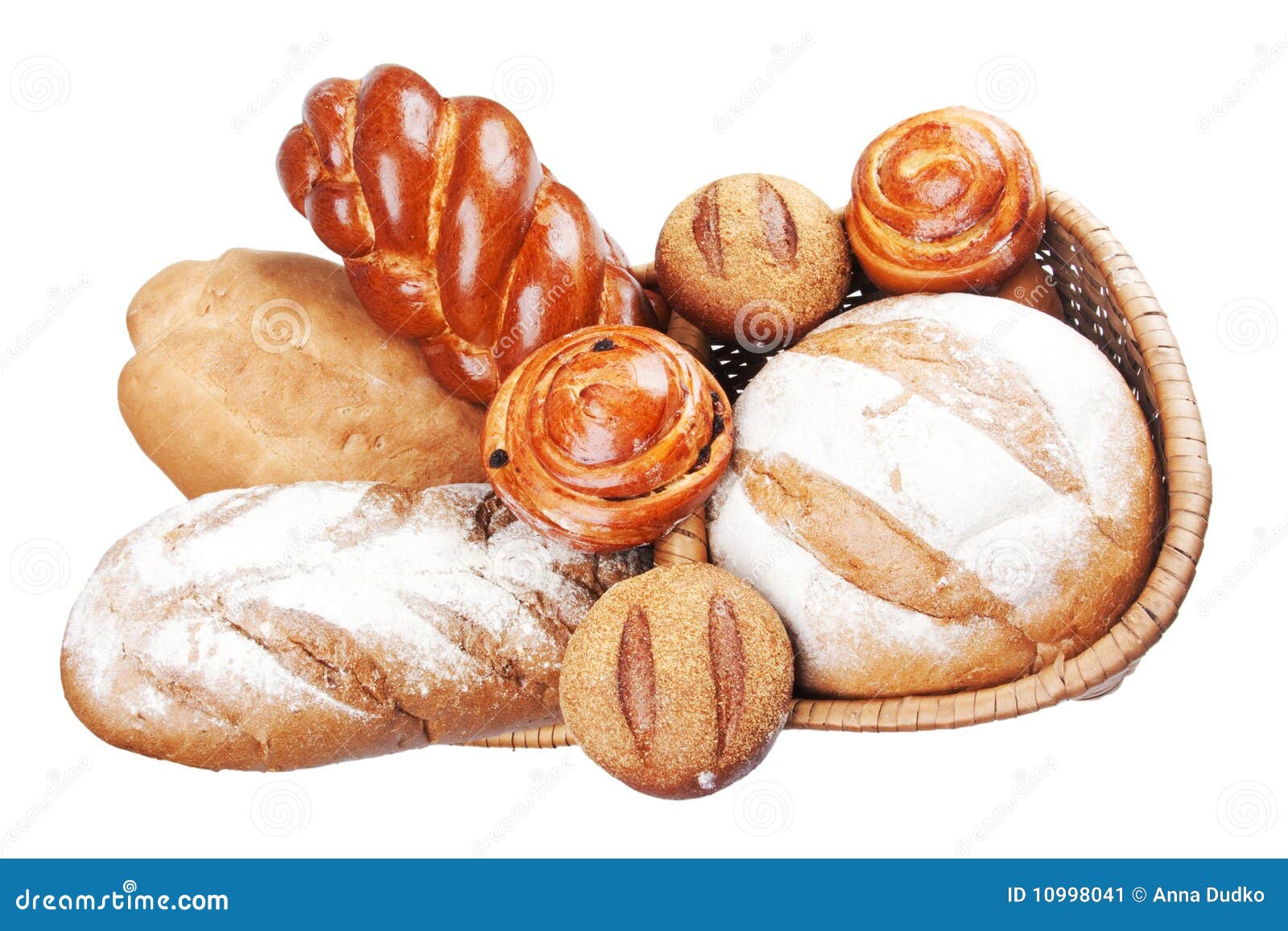 Assorted bread stock image. Image of baked, natural, baguette - 10998041