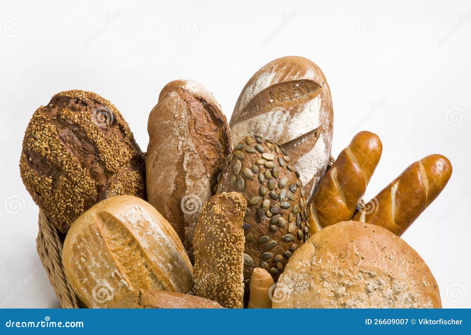 Assorted bread stock image. Image of wheat, rolls, composition - 26609007