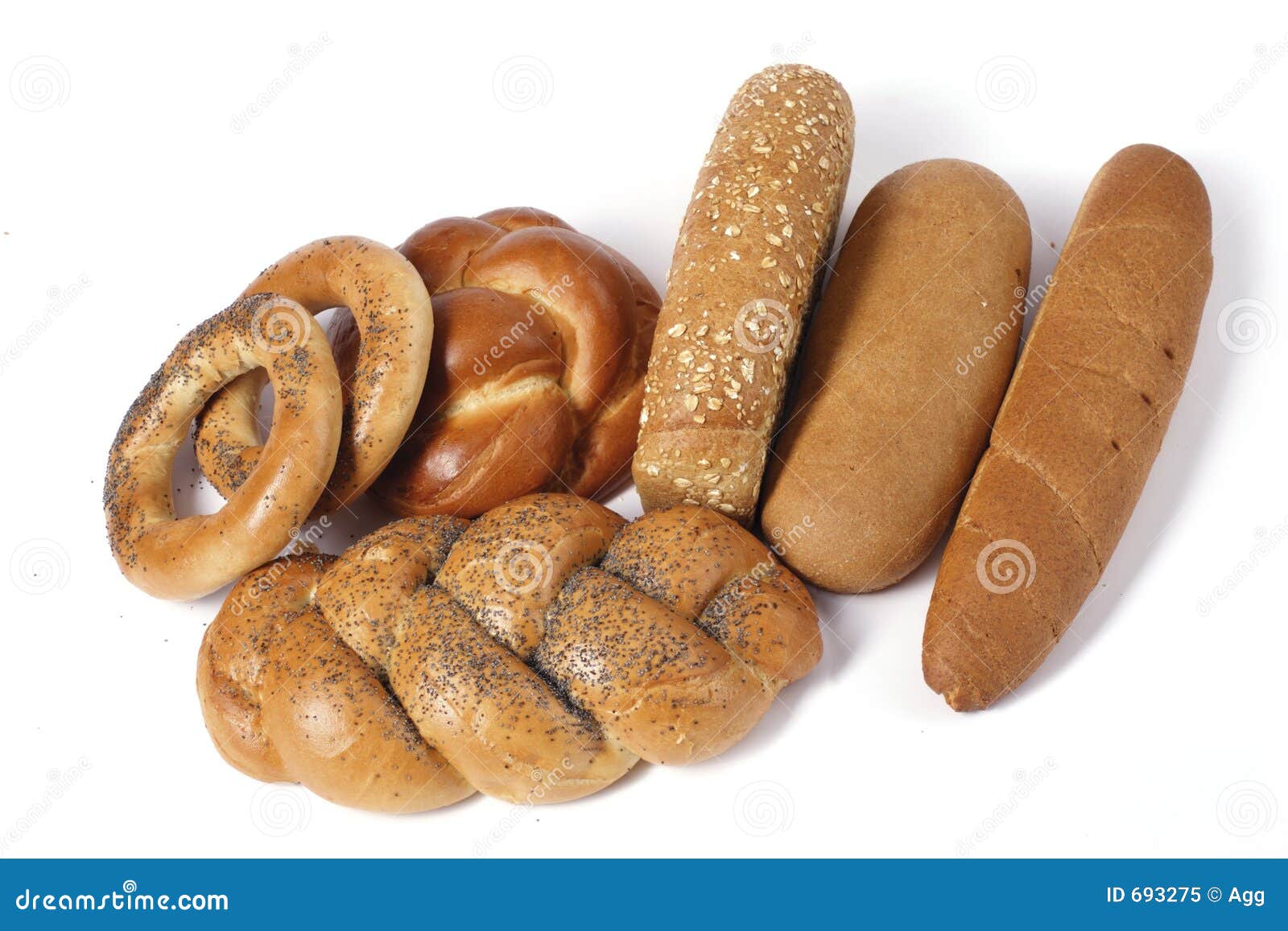 Assorted Bread stock image. Image of food, orange, bagel - 693275