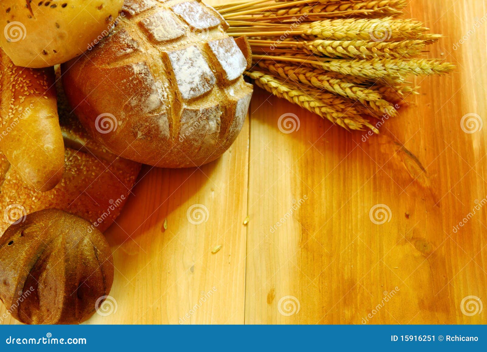 Assorted bread background stock image. Image of freshness - 15916251