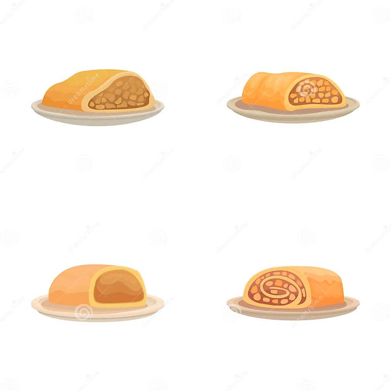 Assorted Bread Rolls Vector Illustrations Stock Vector - Illustration ...