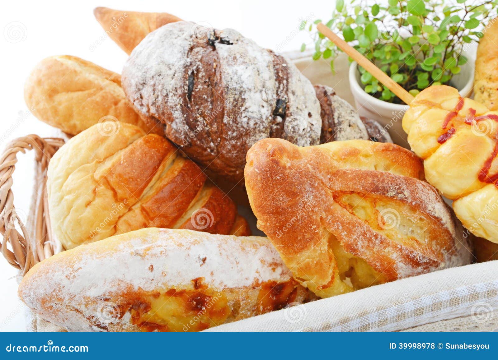 Assorted breads stock photo. Image of homemade, food - 39998978