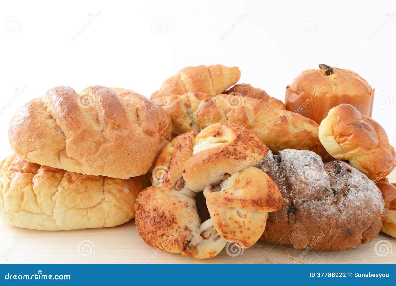 Assorted breads stock photo. Image of delicious, beauty - 37788922
