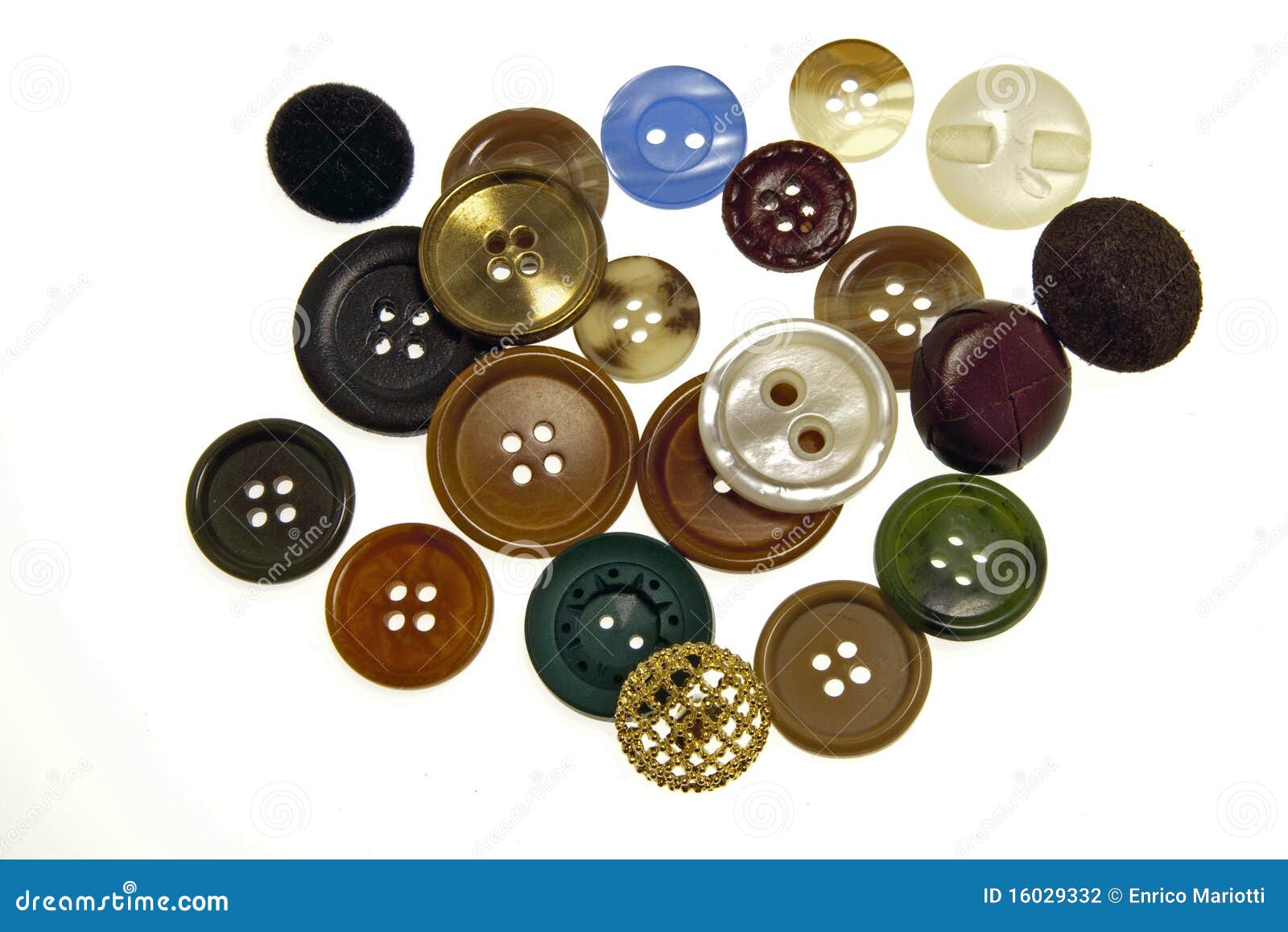 Assorted buttons stock photo. Image of bottom, dressmaker - 16029332