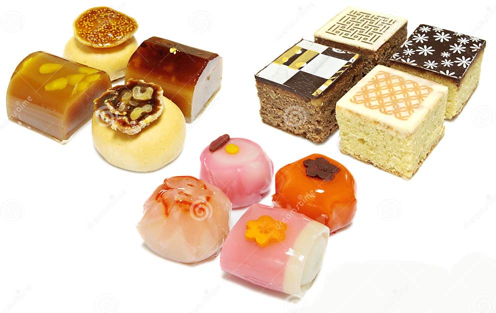 Assorted cakes stock photo. Image of cookies, candy, closeup - 24875422
