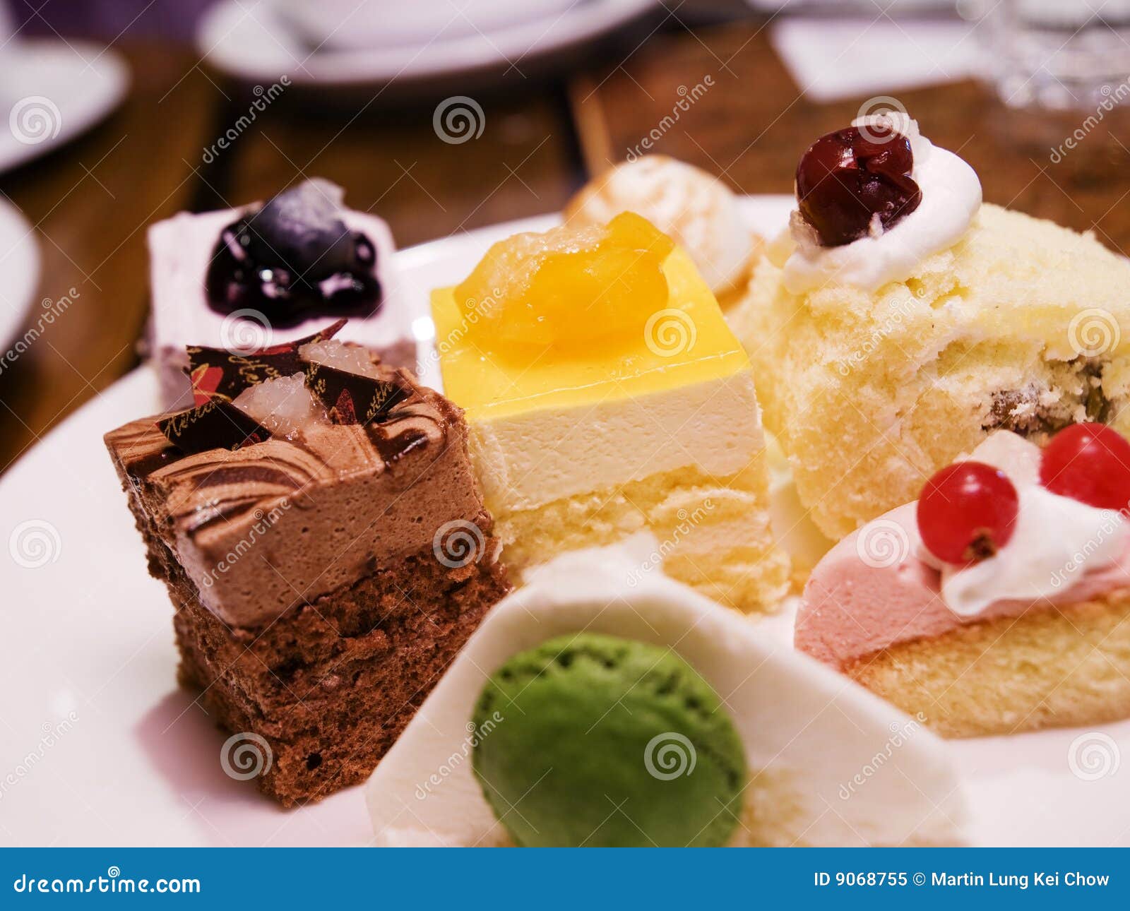 Assorted Cakes stock image. Image of strawberry, dessert - 9068755