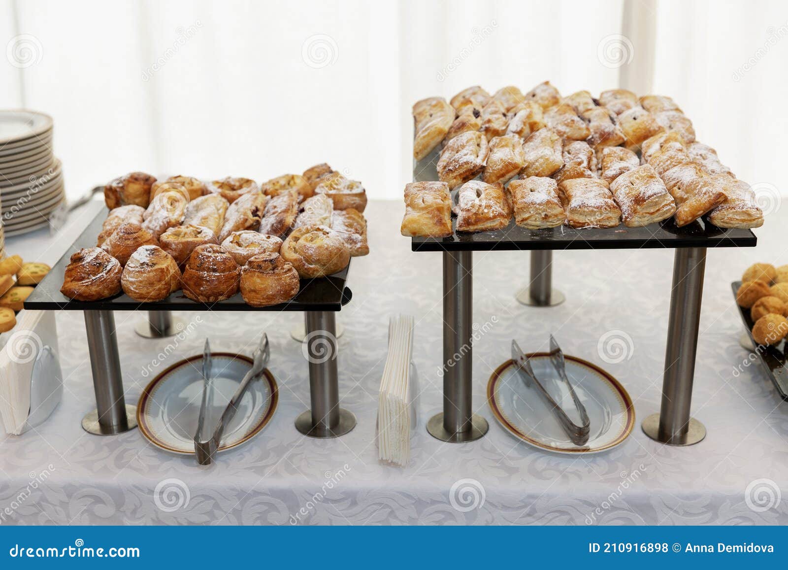 Assorted Cakes on the Table. Catering at Events Stock Photo - Image of ...