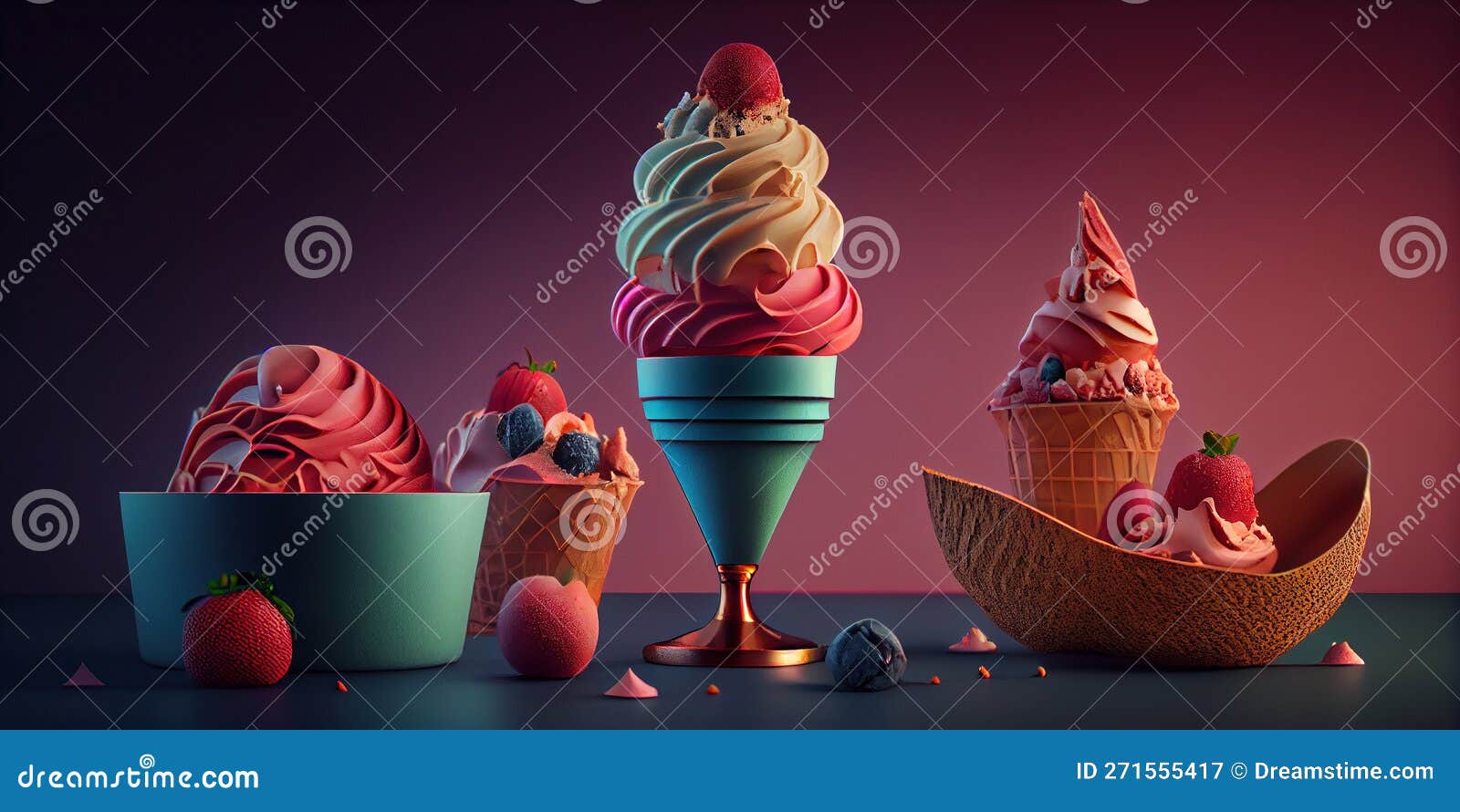 A Set Of Assorted Coloured Popsicles Cartoon Vector | CartoonDealer.com ...