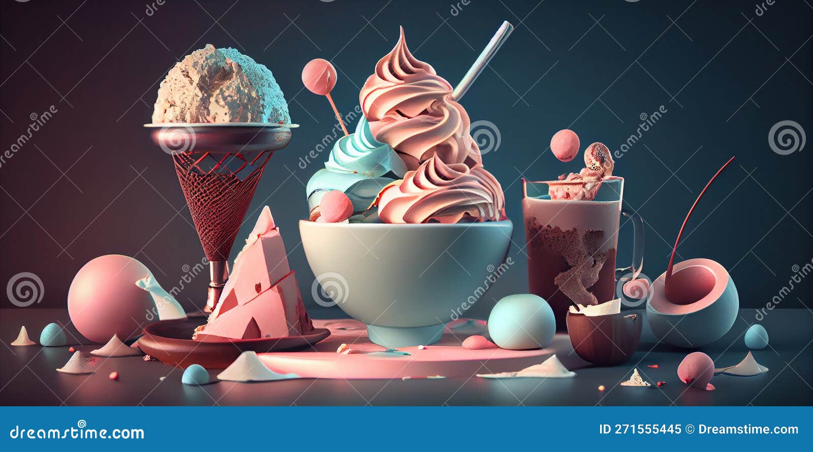 A Set Of Assorted Coloured Popsicles Cartoon Vector | CartoonDealer.com ...