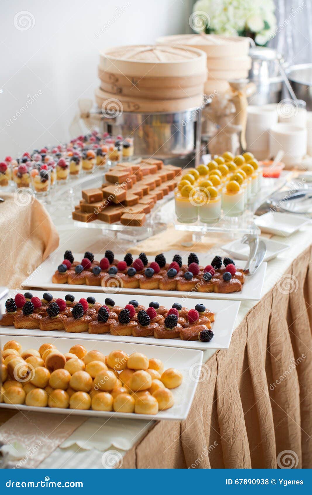 Assorted CanapÃ©s on Buffet Stock Photo - Image of puracopy, cheese ...