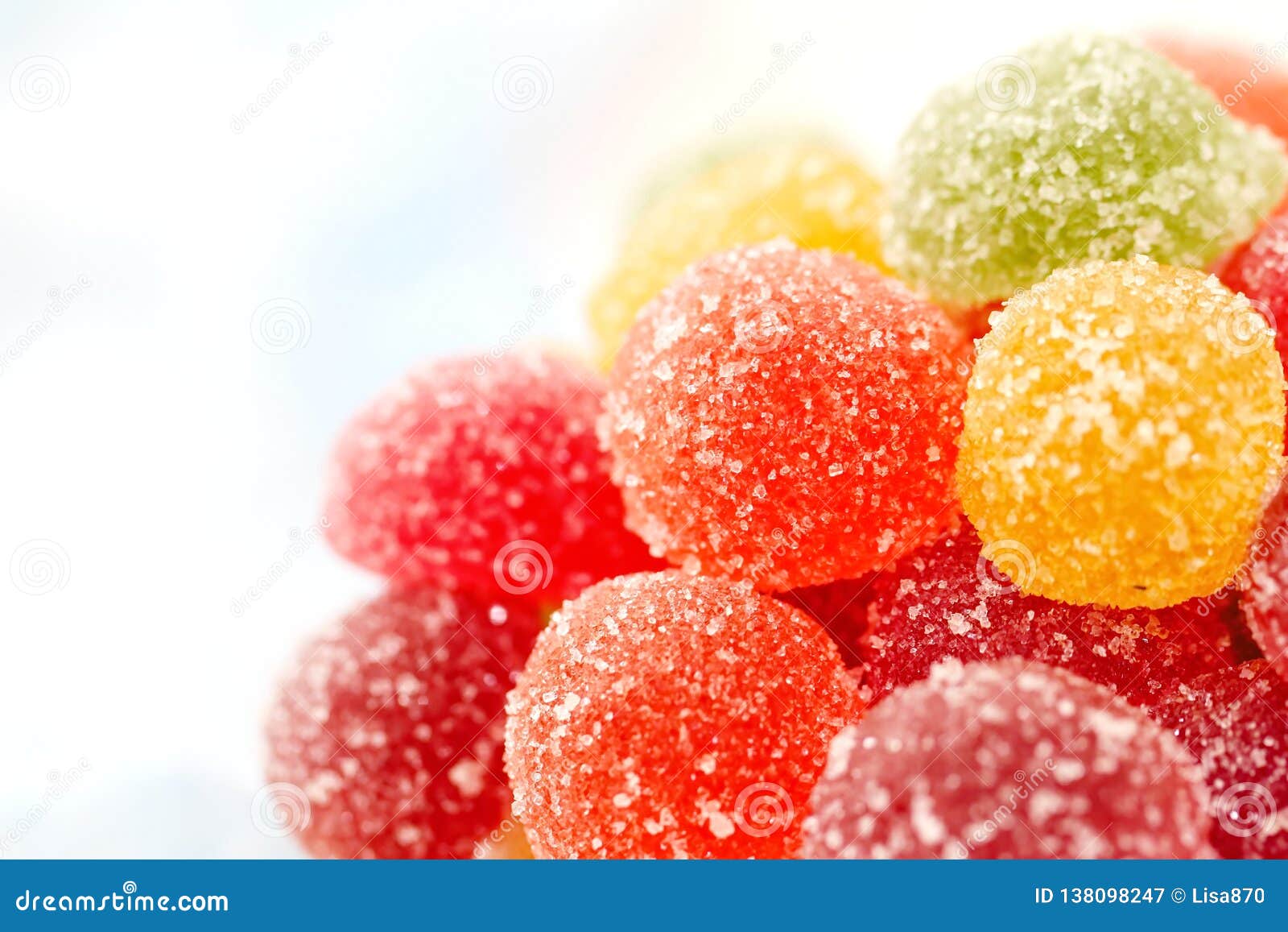 Assorted candies marmalade stock image. Image of temptation - 138098247