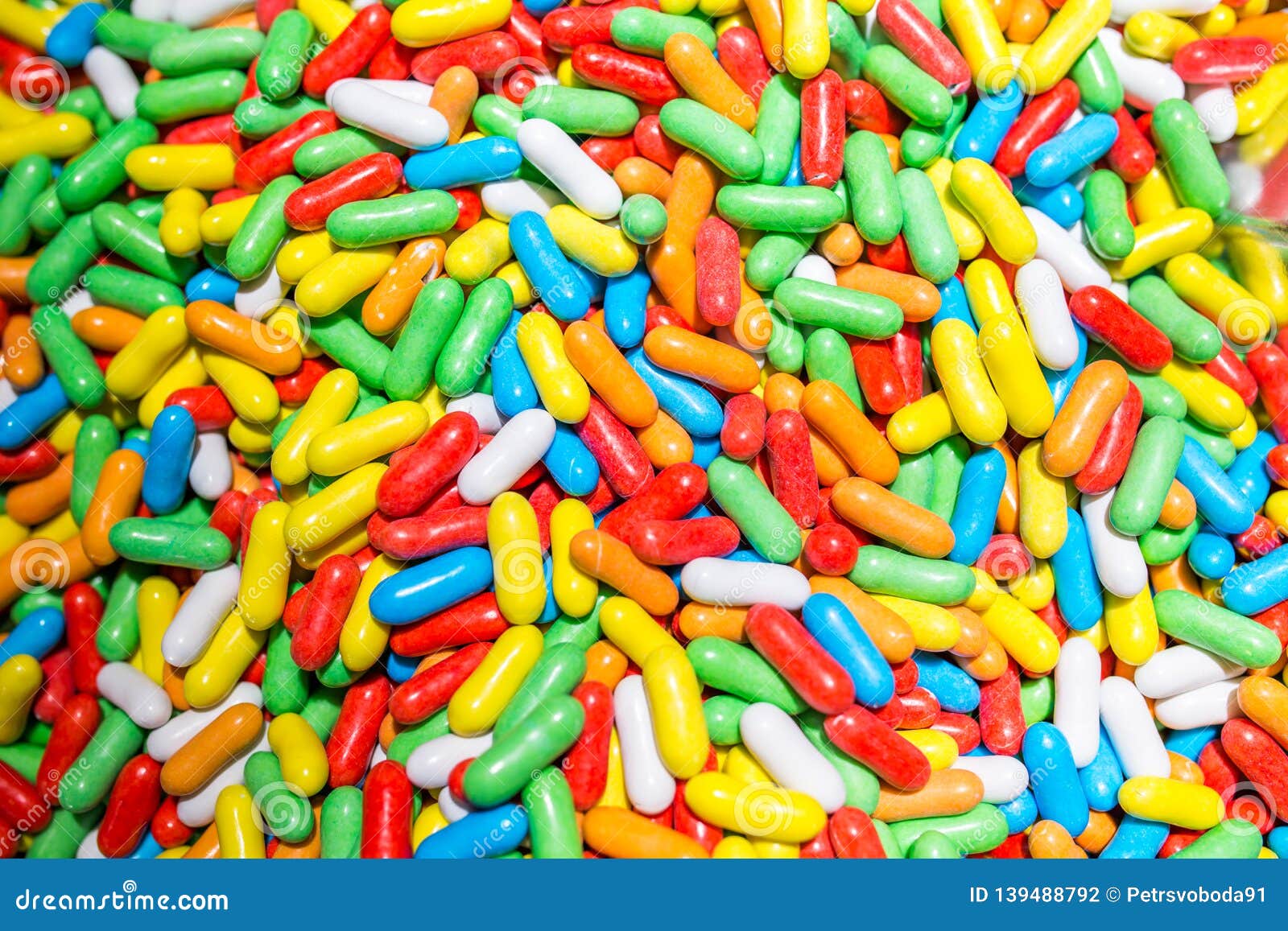 Assorted Candy Covered Licorice Detail Candy Texture. Stock Photo ...