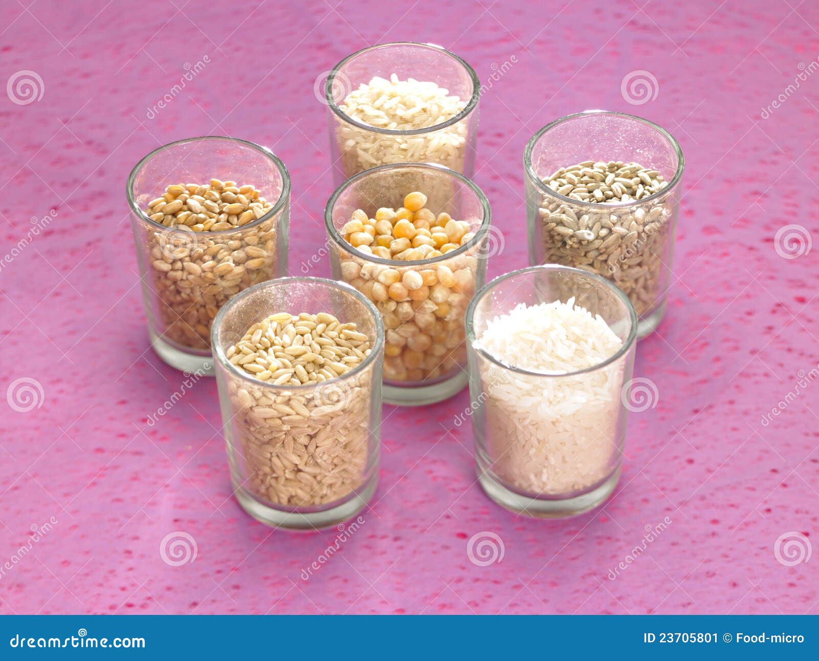 Assorted cereals stock image. Image of selection, wheat - 23705801
