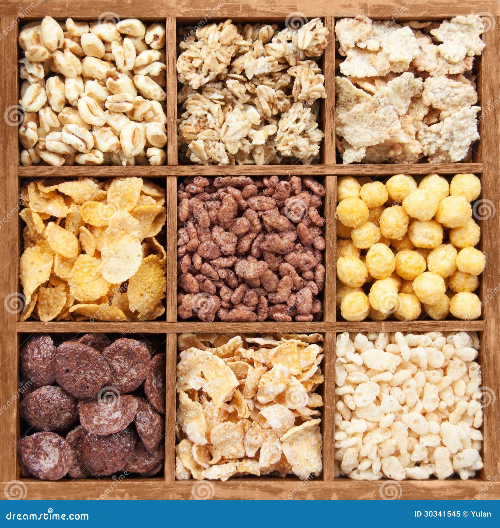 Assorted cereals stock image. Image of nuts, orange, dried - 30341545