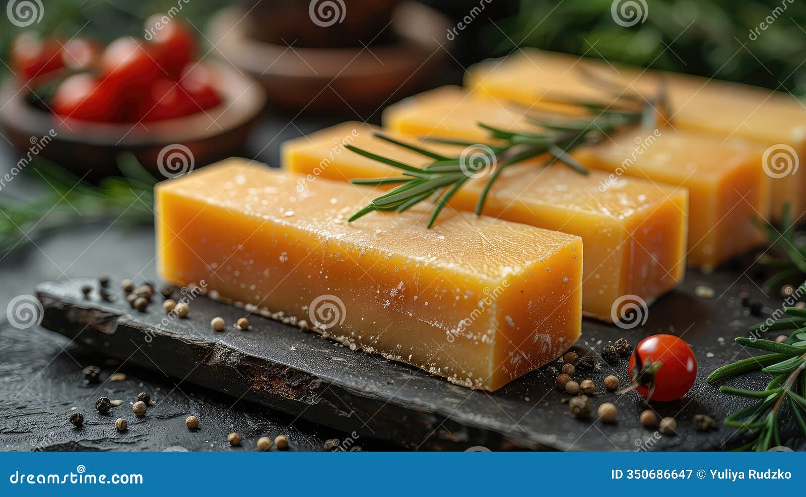 Assorted Cheese Blocks Displayed on a Plain Backdrop - Perfect for ...