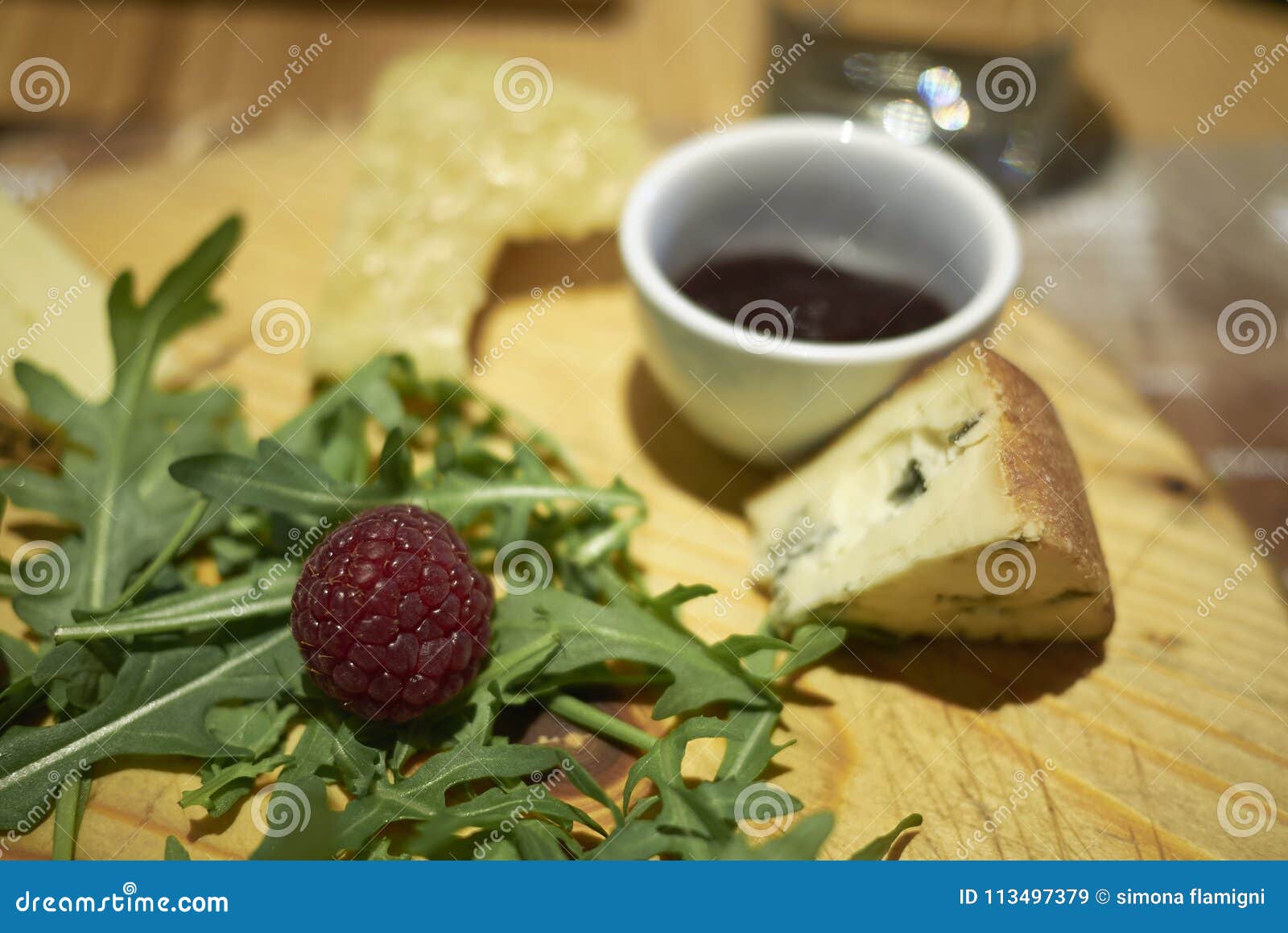 Assorted Cheese Plate with Preserves Stock Image - Image of food ...