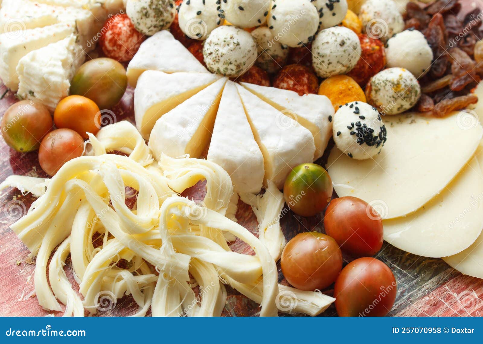 Assorted Cheese Set. Eating Cheeses in a Restaurant Stock Photo - Image ...