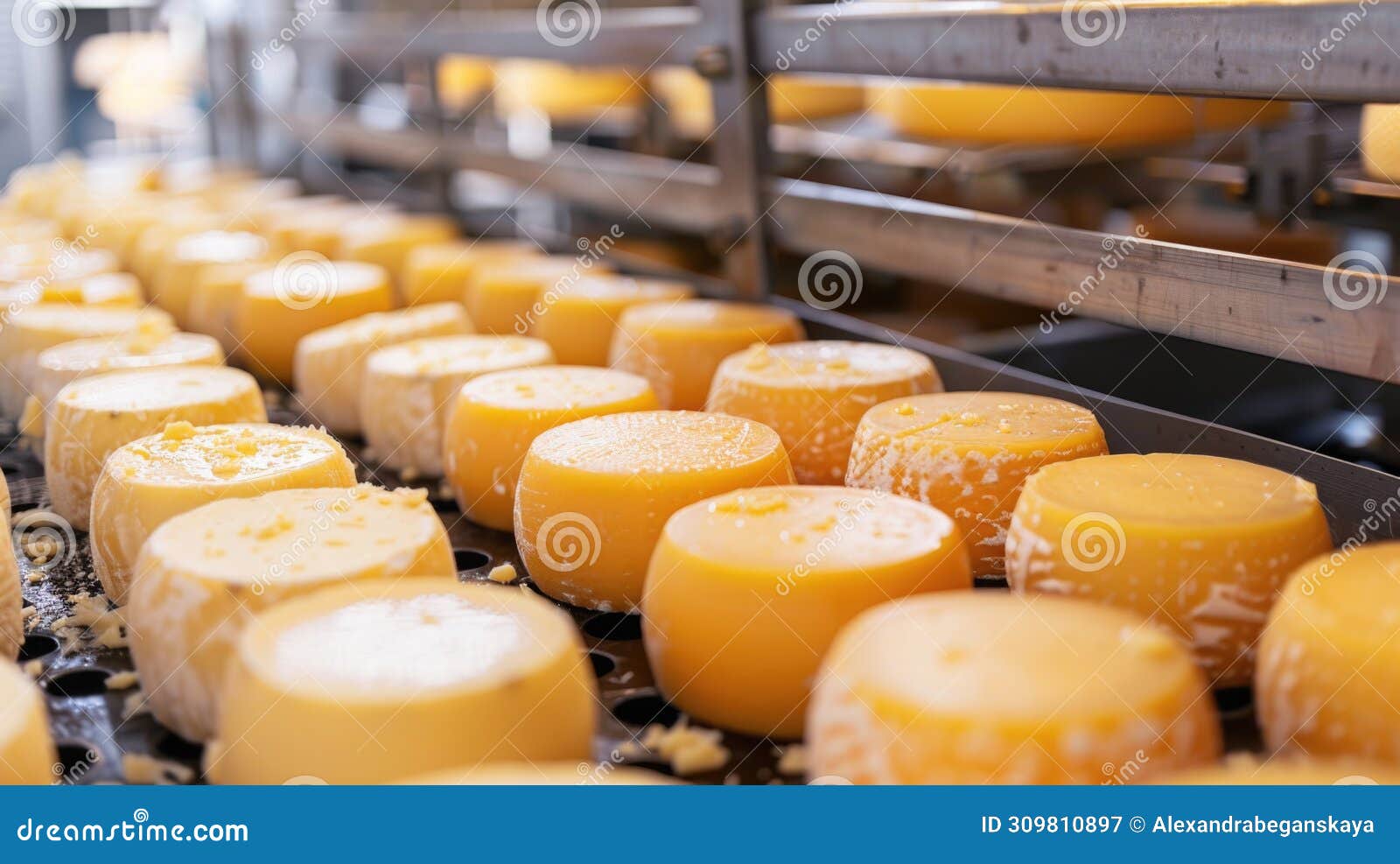 Assorted Cheese Wheels on Shelves in Cheese Shop Stock Illustration ...