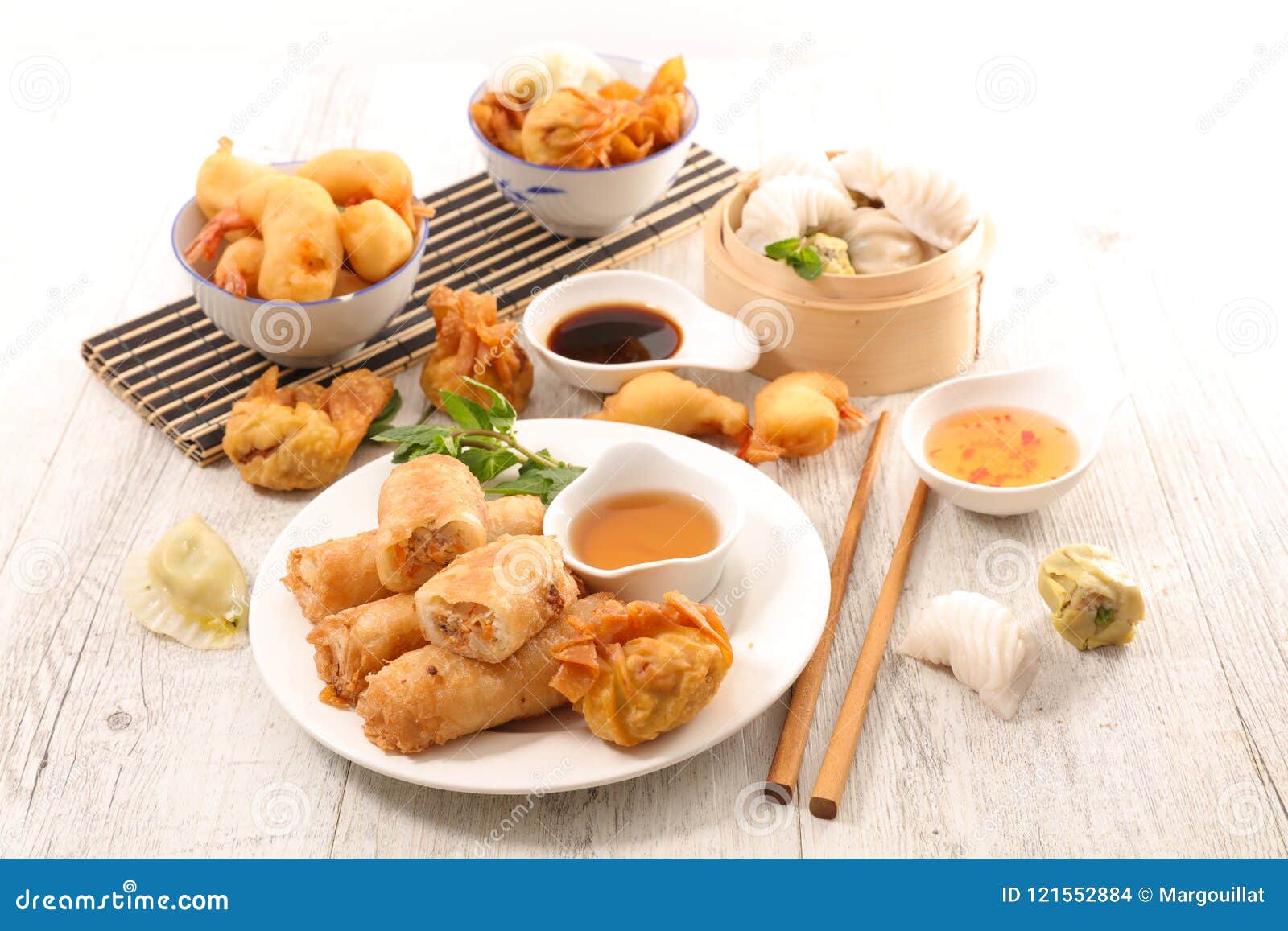 Assorted chinese food stock photo. Image of shrimp, assorted - 121552884