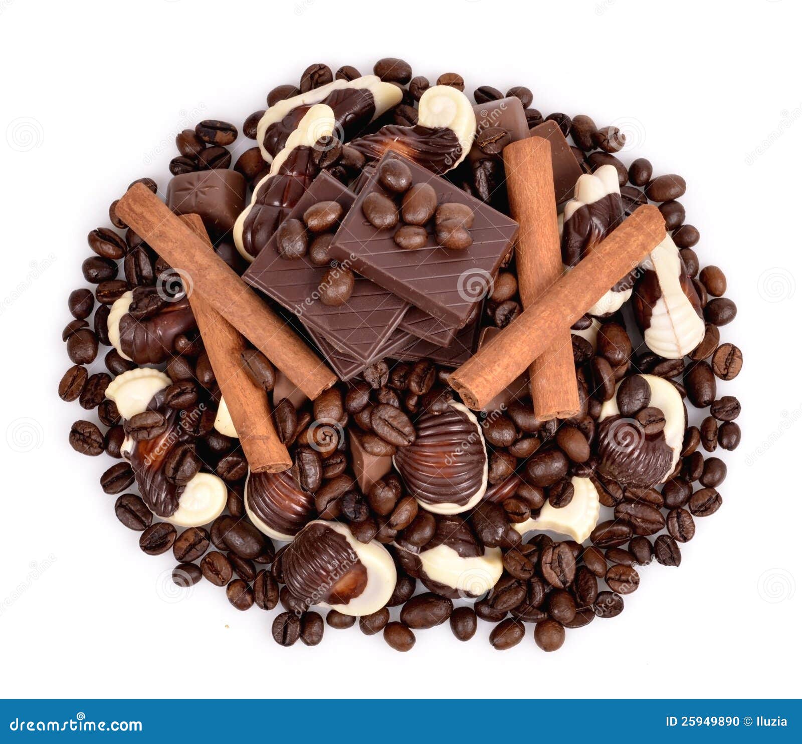 Assorted chocolate candies stock photo. Image of background - 25949890