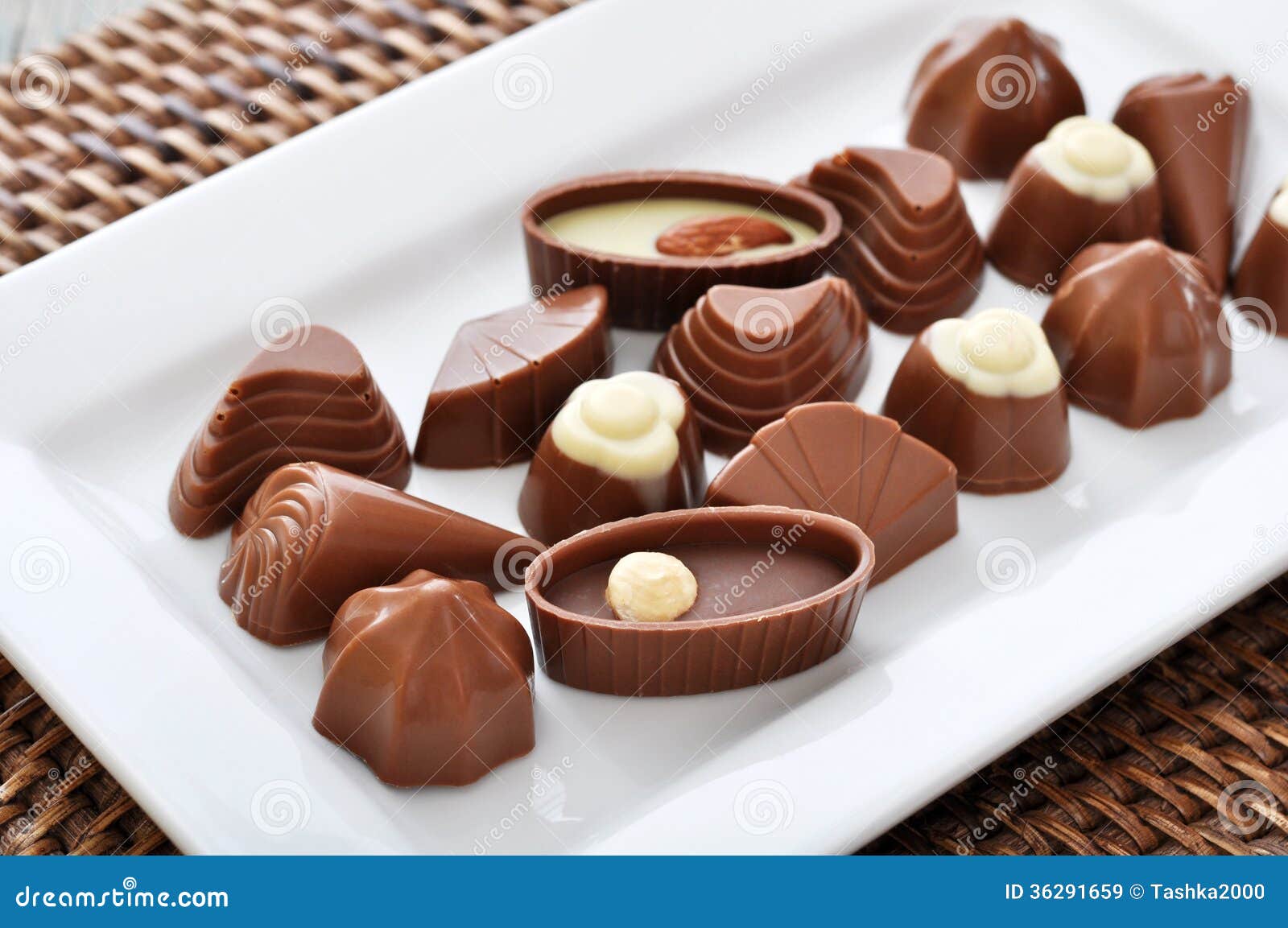 Assorted chocolate candies stock image. Image of candy - 36291659