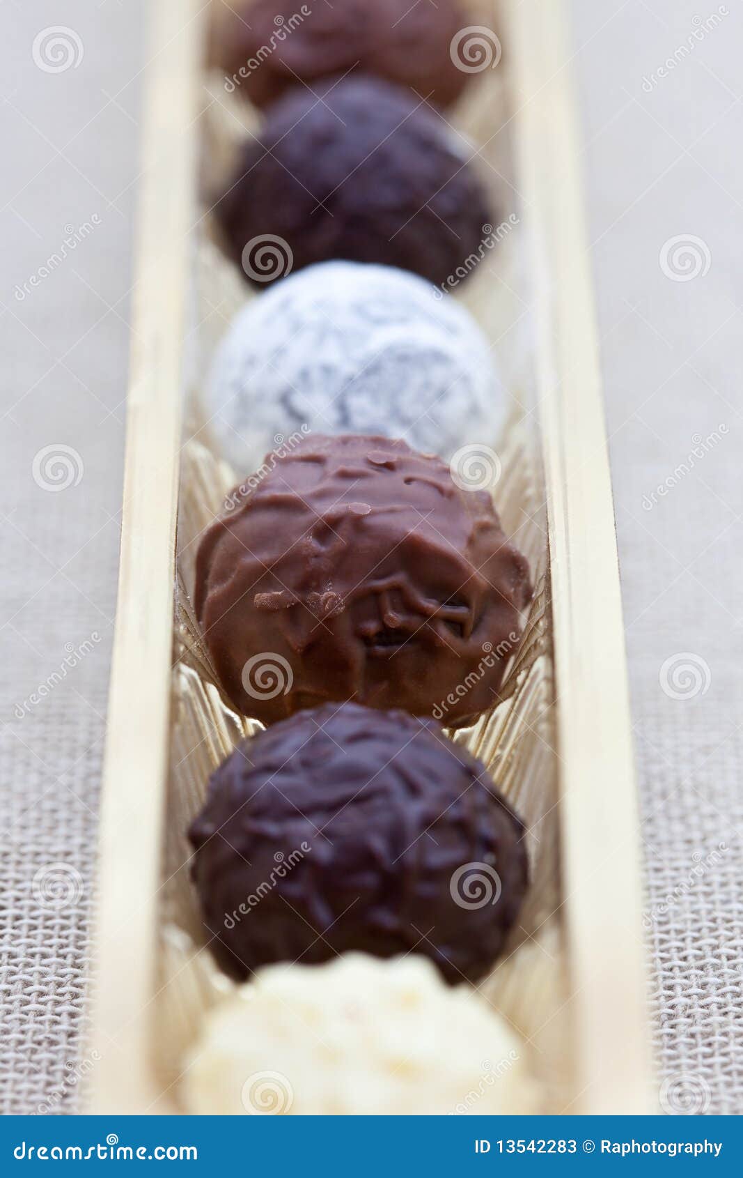 Assorted Chocolate Truffels Stock Image - Image of assorted, temptation ...